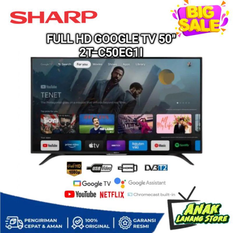 TV SHARP 50"
