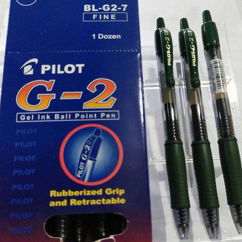 Pulpen Pilot G2 Hitam (12 Bh)