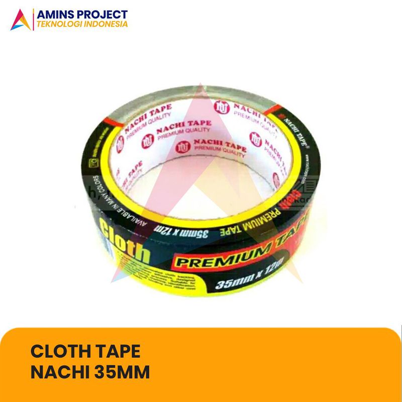 CLOTH TAPE / LAKBAN LINEN WARNA NACHI 35MM