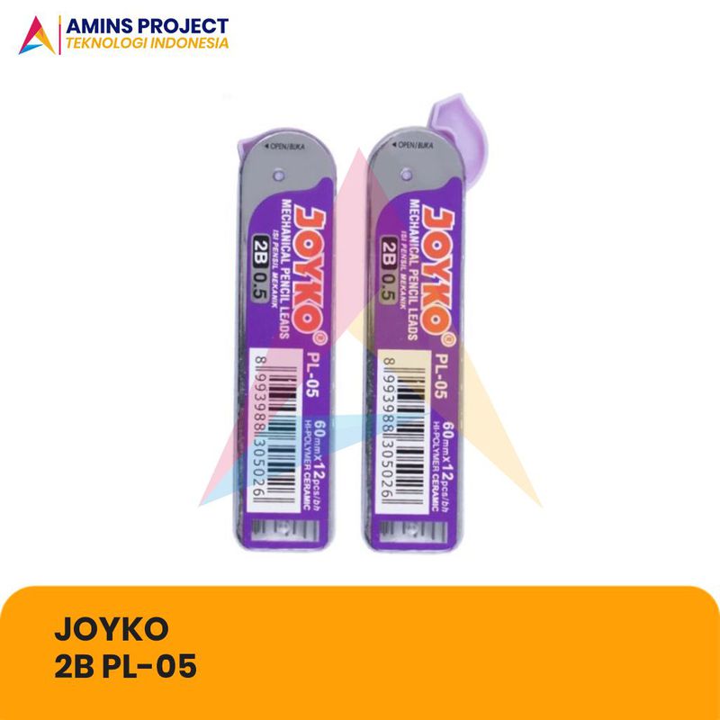 ISI PENSIL MEKANIK JOYKO 2B / REFILL PENSIL MEKANIK 2B PL-05 MURAH
