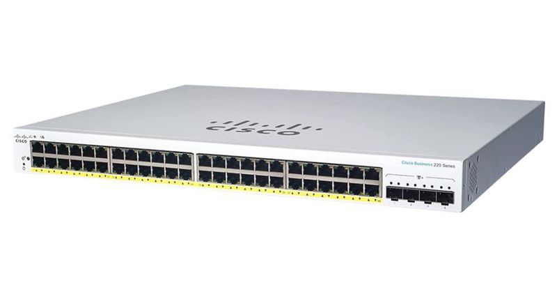 Switch Hub Manage 48 Port Cisco Business 220 - CBS220-48T-4G-EU 48-port