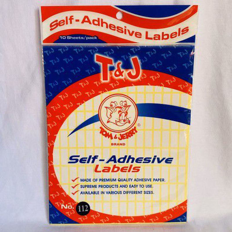 Label no.112 & no.121 Tom & Jerry