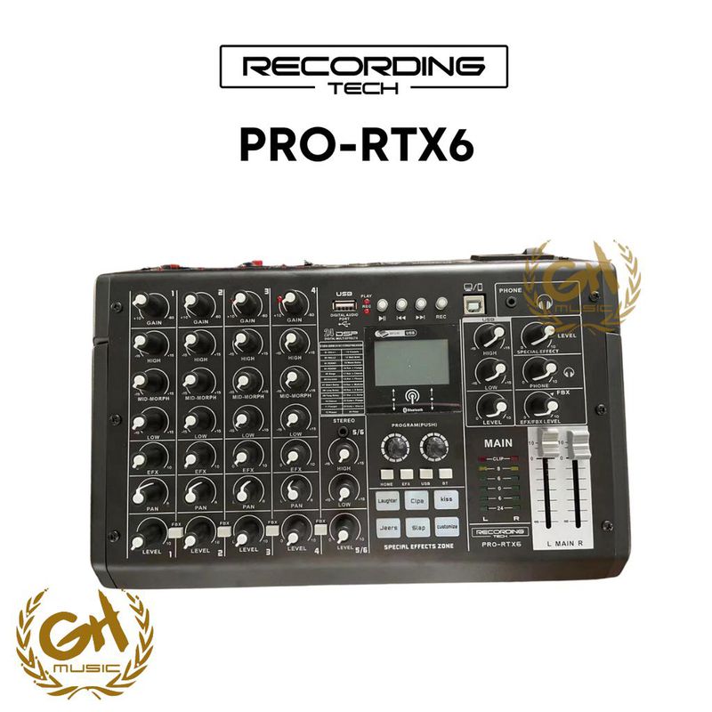 RECORDING TECH PRO-RTX6 Analog Mixer 24 DSP