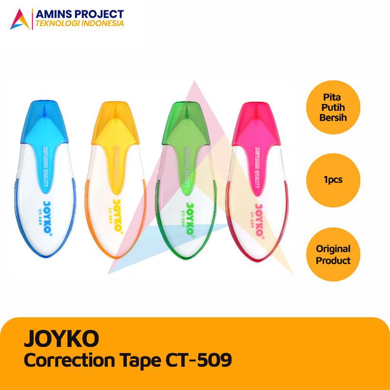 STIPO KERTAS / TIP-EX / CORRECTION TAPE JOYKO CT-509 MURAH