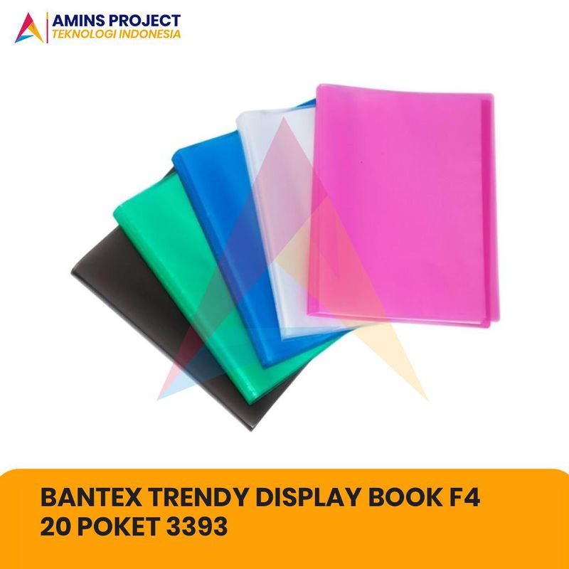 DOKUMEN KEEPER / BANTEX TRENDY DISPLAY BOOK F4 ISI 20 POKET 3393
