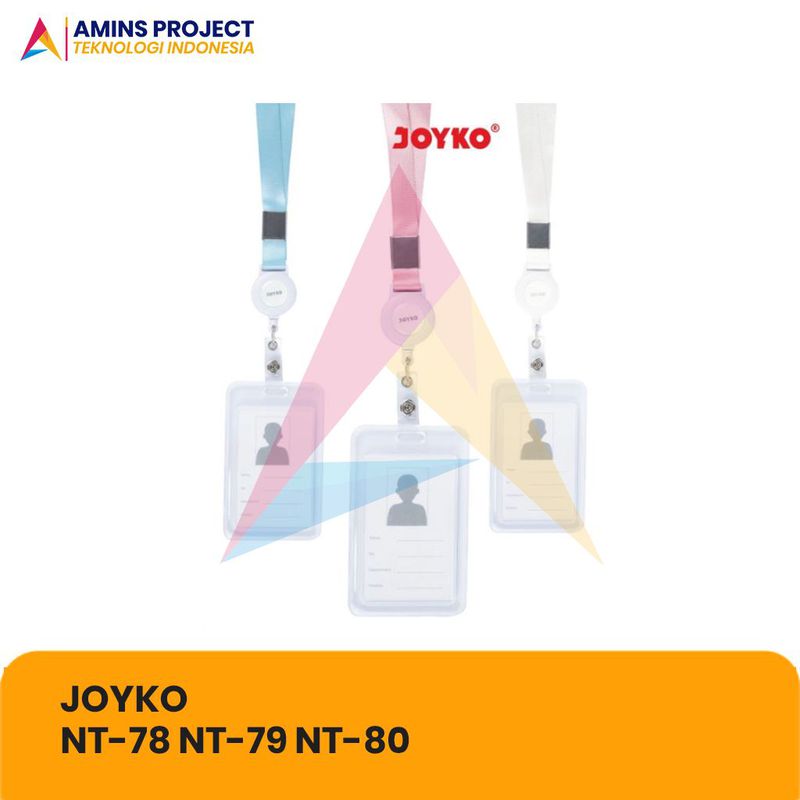 NAME TAG / ID CARD JOYKO WARNA PASTEL NT-78 NT-79 NT-80 MURAH