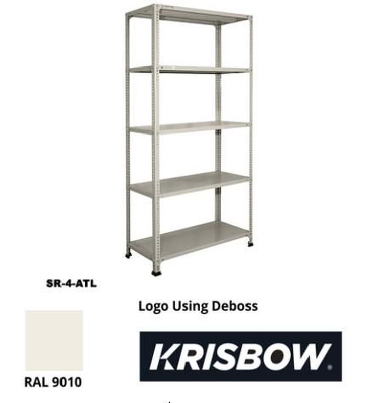 10521791-Light Duty Shelving L1000XW380XH2000 MM Brand: KRIW(KRISBOW)