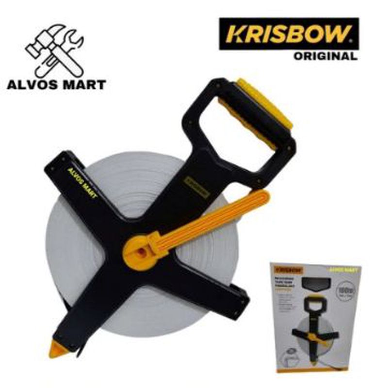 Meteran Roll 100 Meter Krisbow