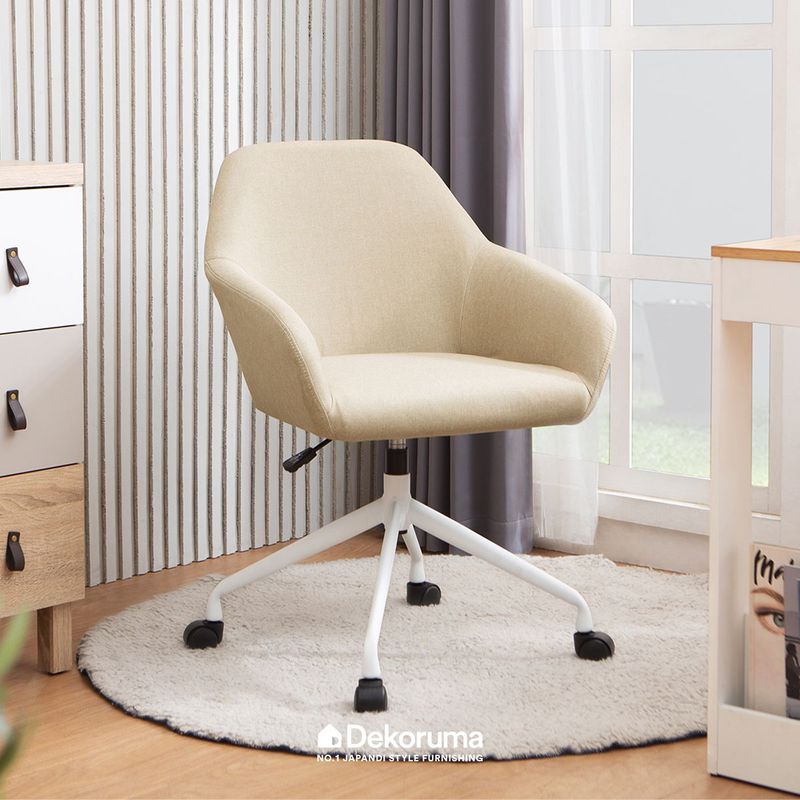 Dekoruma Heim Studio YUTA Kursi Kantor Krem