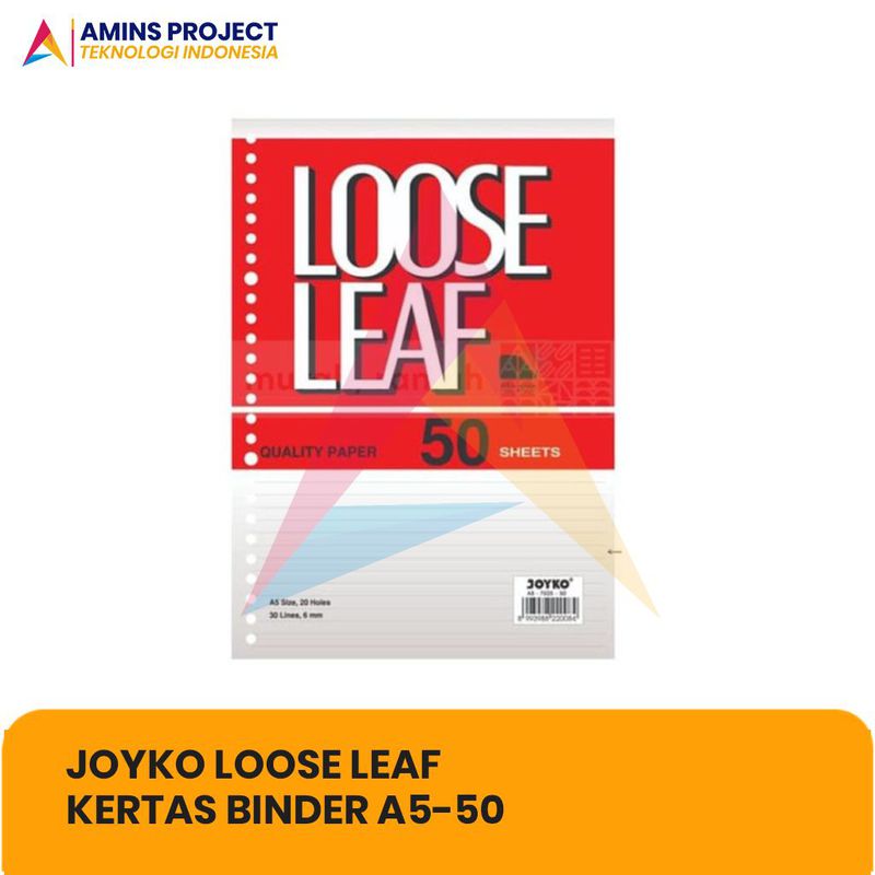 LOOSE LEAF / KERTAS BINDER A5-50 POLOS JOYKO MURAH