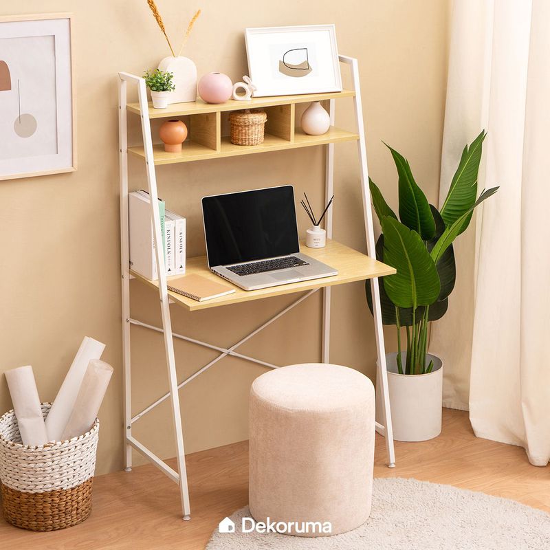 Dekoruma Heim Studio TOSHI Meja Belajar Rak