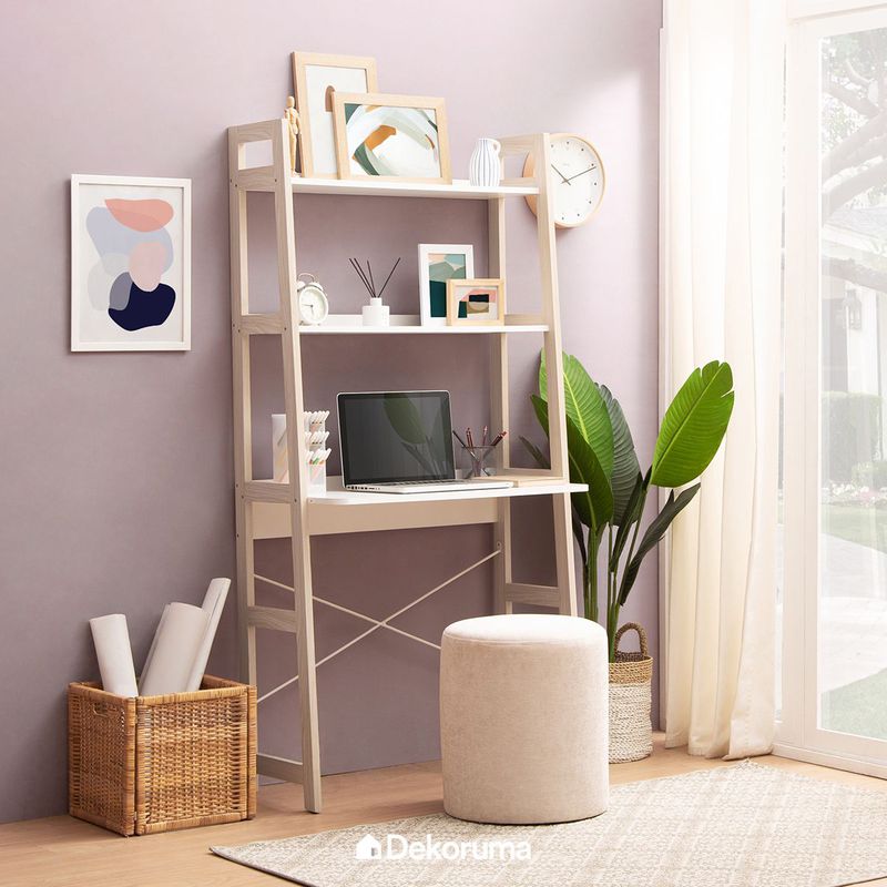 Dekoruma Heim Studio VINN Meja Belajar Cokelat Muda