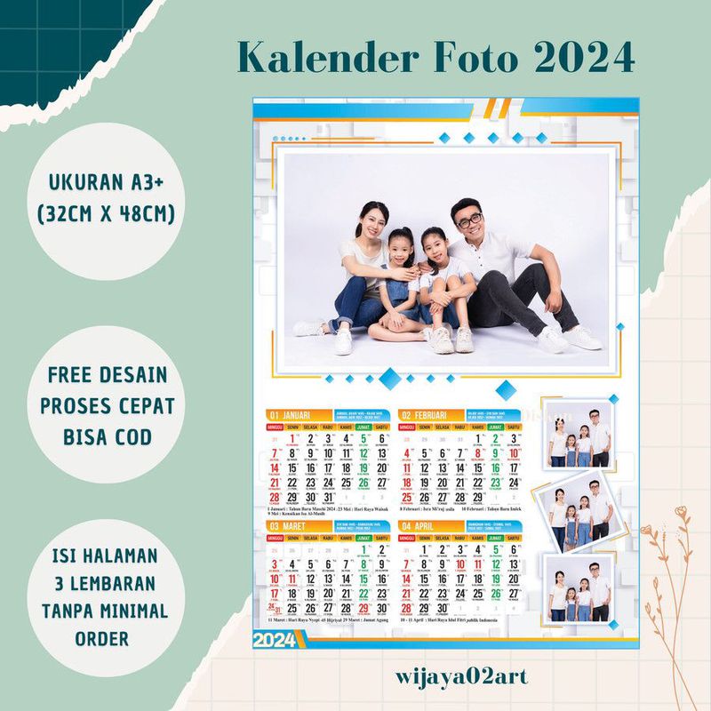 Jasa Pembuatan Kalender Dinding Custom