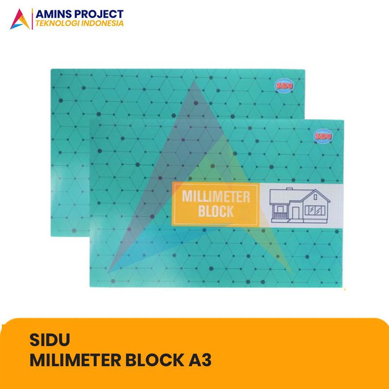 BUKU MILIMETER BLOCK / MILIMETER BLOK A3 SIDU MURAH