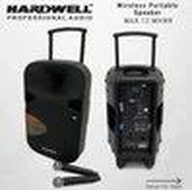 Speaker Portable Amplifier Wireless Hardwell MAX12AL Original 12 inch