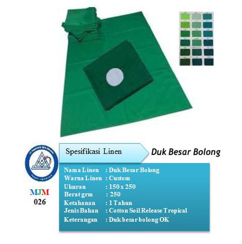 DUK BESAR BOLONG ( 150 X 250 ) - Custom