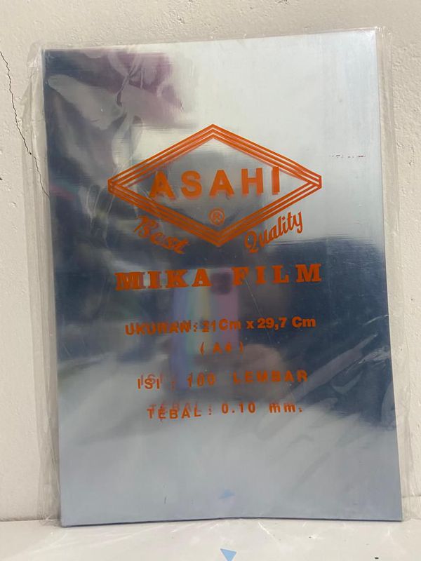 Plastik Cover Mika/ Mika Flim Jilid Bening Ukuran A4