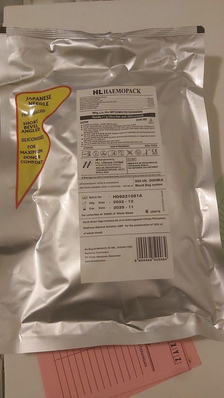 Double Blood Bag 350 ML