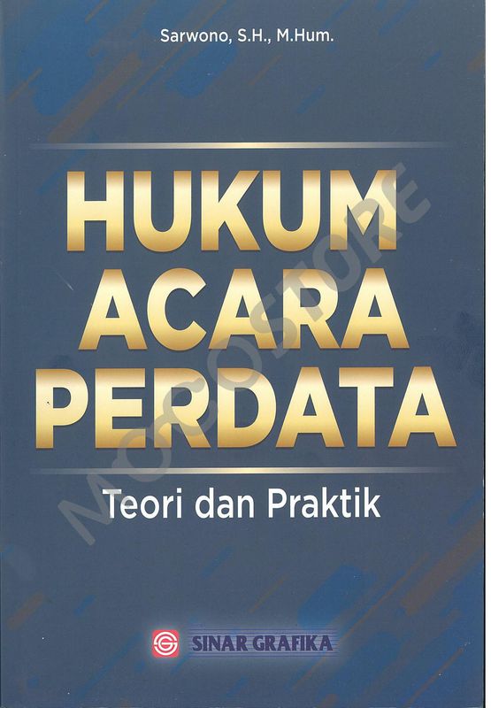 EBOOK - Hukum Acara Perdata : Teori dan Praktik
