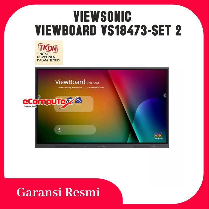 Interactive Flat Panel Display Viewsonic Viewboard VS18473-SET 2 - TKDN ...