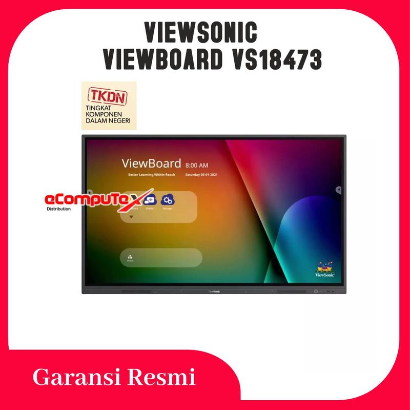 Interactive Flat Panel Display Viewsonic Viewboard VS18473 - TKDN RESMI