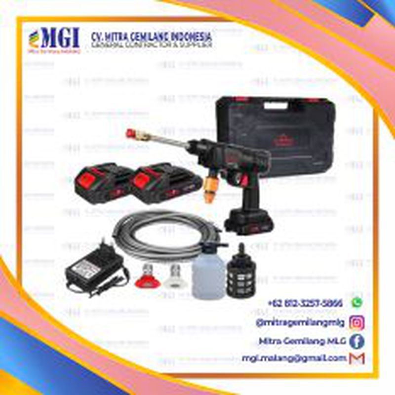 Mesin Jet Steam Cleaner Cordless Yukido 36V