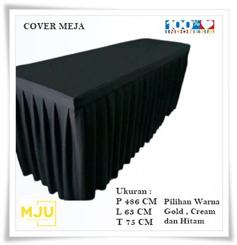 COVER MEJA - Cream