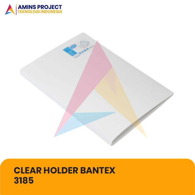 DOKUMEN KEEPER / CLEAR HOLDER BANTEX F4 ISI 20 POKET 3183-07 WHITE
