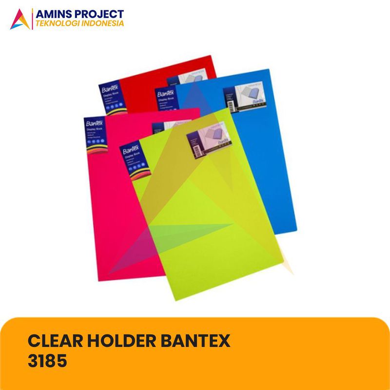MAP HOLDER | CLEAR HOLDER BANTEX 40 POCKET 3185 (1PCS)