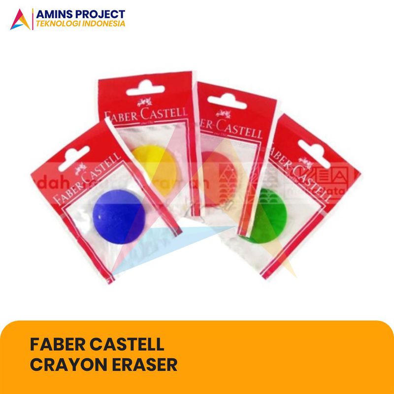 ERASER / PENGHAPUS / STIP CRAYON FABER CASTELL BULAT MURAH