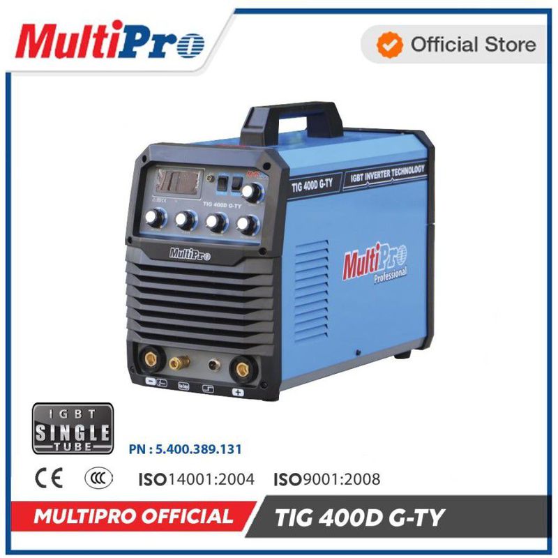 MULTIPRO TIG 400 D G-TY Trafo Las TIG400 INVERTER Mesin Las TIG / MMA