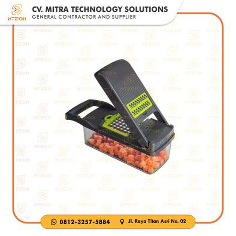TERBARU VEGETABLE CHOPPER 11-IN1 Alat Pemotong & Pemarut Buah