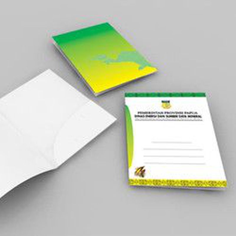 Map Dinas berlogo cetak custom