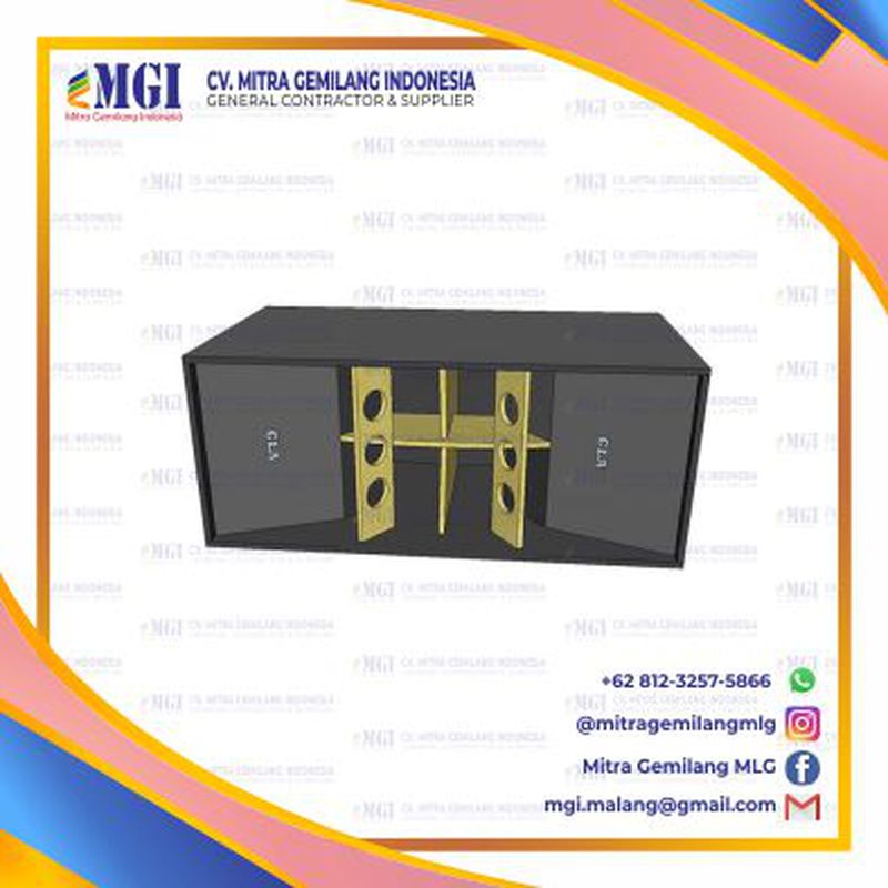Box Speaker 18 inchi Subwoover CLA 18 inchi Double