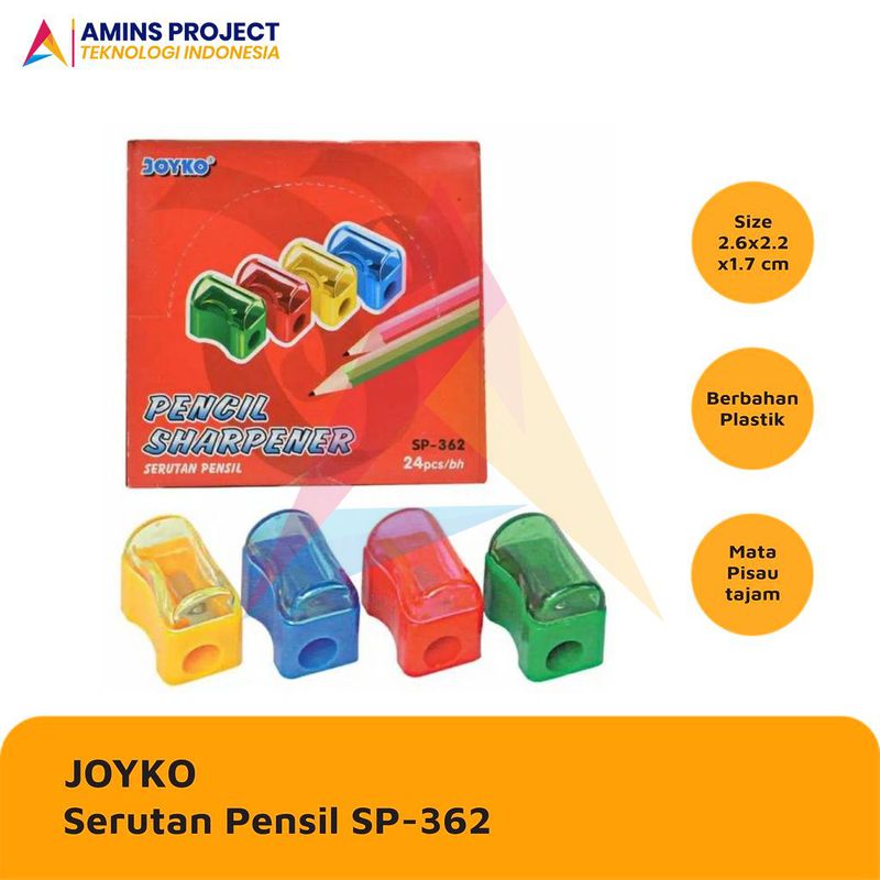 SHARPENER / RAUTAN / SERUTAN JOYKO SP-362 (3 PCS) MURAH