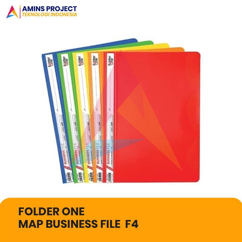 MAP BUSINESS FILE FOLDER ONE F4 ANEKA WARNA 1 PACK MURAH