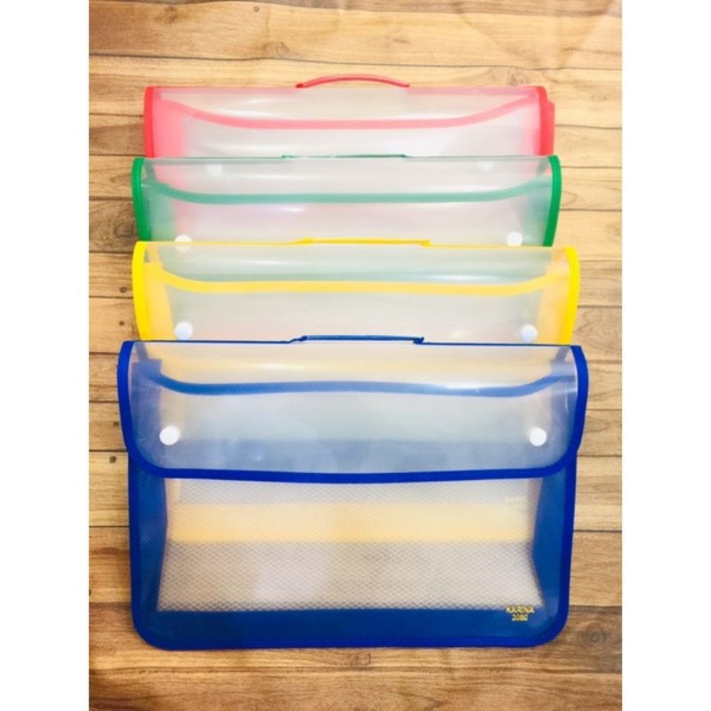 Map/ Tas jaring Jenia Resleting F4 Spesifikasi : - Ukuran F4 - Merk Jenia