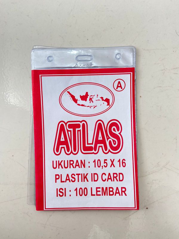 Plastik Id card / Plastik Name Tag / Tanda Peserta Ukr 10.5 x 16 dan 8. ...