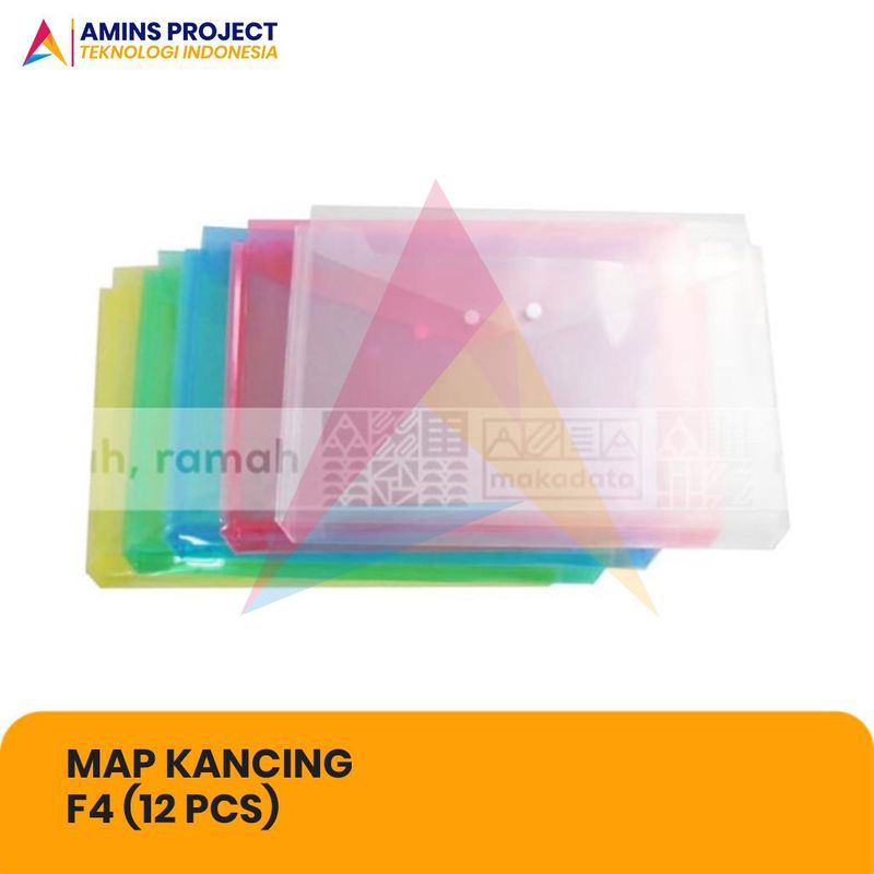 MAP KANCING FOLDER ONE F4 KANCING 1 (12 PCS) MURAH