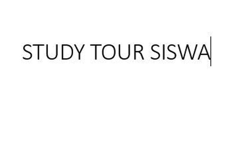 STUDY TOUR SISWA