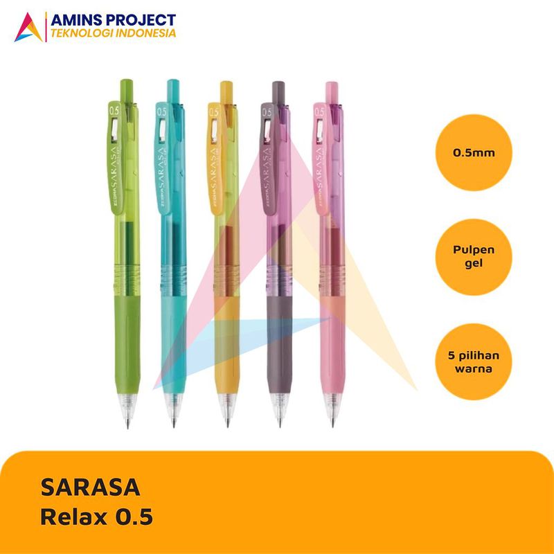 BOLPEN / BALLPOINT | PULPEN SARASA RELAX 0.5 (1 PCS)