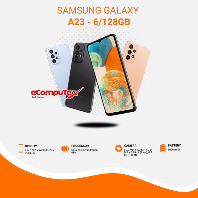 Handphone Samsung Galaxy A23 6/128GB - TKDN RESMI