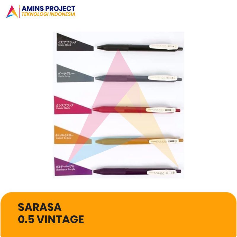 BOLPEN / PULPEN ZEBRA SARASA 0.5 VINTAGE (1 PCS) MURAH