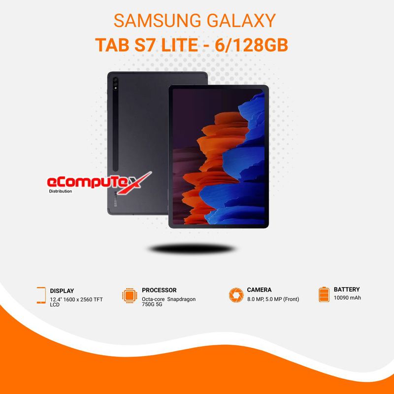 Tablet Samsung Galaxy Tab S7 Lite - TKDN RESMI