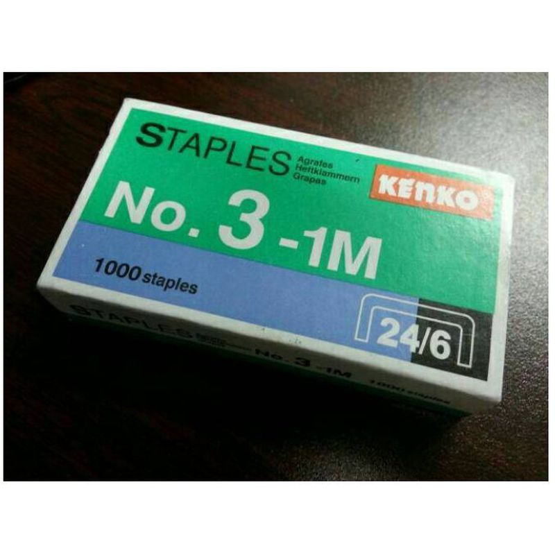 Isi Stapler No. 3-1M - Pack