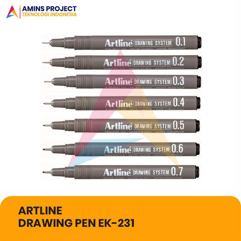 BOLPEN MENGGAMBAR / DRAWING PEN EK-231 ARTLINE