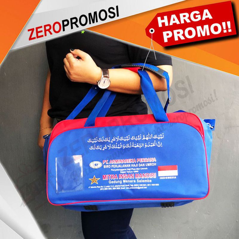 Custom Tas Travel Cetak Logo Promosi
