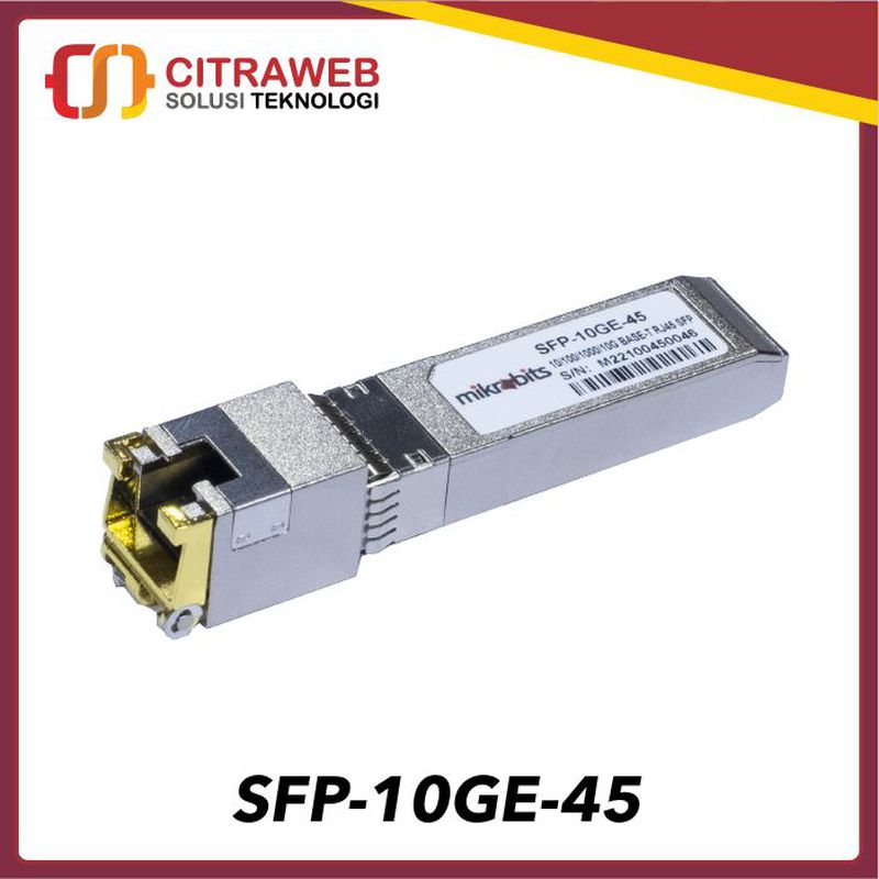Mikrobits SFP+ 10G Transceiver (RJ45) SFP-10GE-45