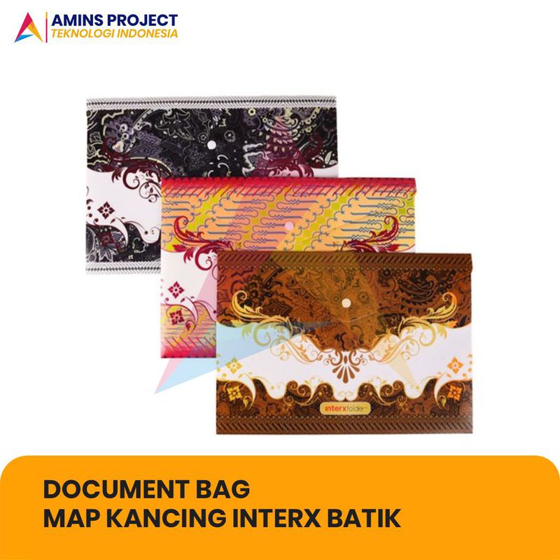 DOCUMENT BAG / MAP KANCING INTERX BATIK (1PAK)