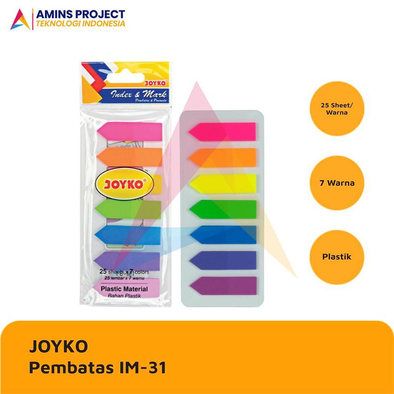 MEMO STICK / STICKY NOTE / JOYKO IM-31 (7 WARNA)